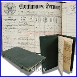 1914 1925 Us Navy Continuous Service Certificate Wwi Uss Black Hawk Smc