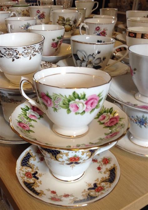 Vintage Tea Cups And Saucers Eurographics Tea Cup Collection 1000