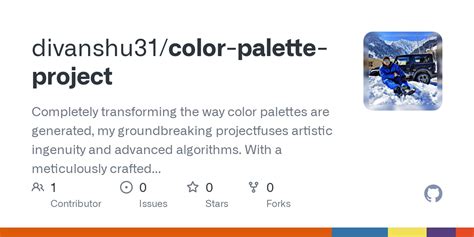 Github Divanshu31color Palette Project Completely Transforming The