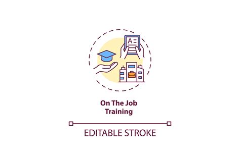 On The Job Training Concept Icon Graphic By Img Visuals Icons