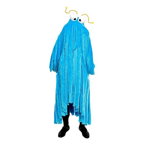 Sesame Street Yip Yip Martian Blå Alien Maskeraddräkt Partykungen