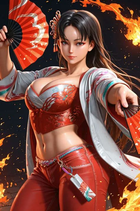 Shiranui Mai Outfit 3不知火舞 官方皮肤3，street Fighter 6街头霸王6， Artist Style