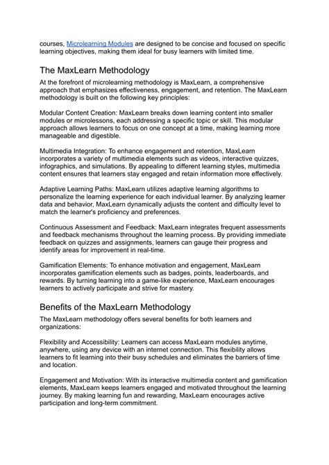 Ppt Unlocking The Power Of Microlearning A Comprehensive Methodology