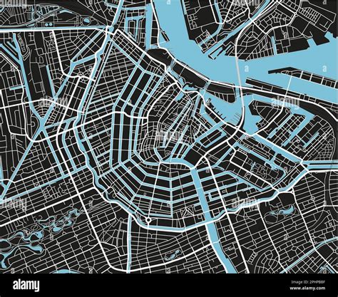 Amsterdam City Map Amsterdam On Earth Old Falk Map Cartophile 1