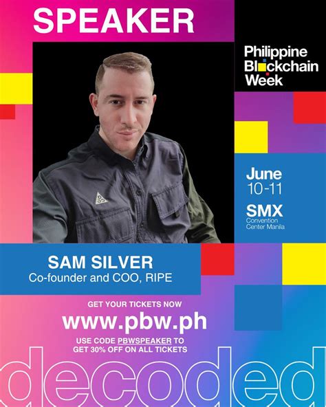 Meet Sam Silver — Co Founder Philippine Blockchain Week Facebook