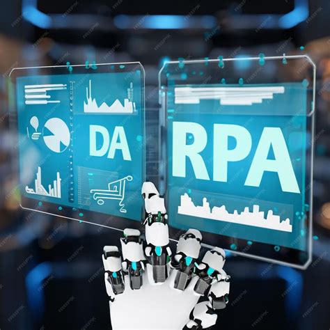 Premium Ai Image Robotic Rpa Big Data Analysis Automation Trading