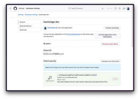Backstagesign In With Github