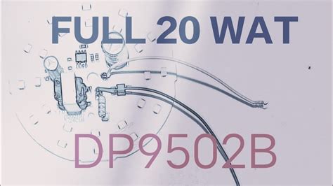 DP9502B FULL 20 WAT.@mpc57 - YouTube