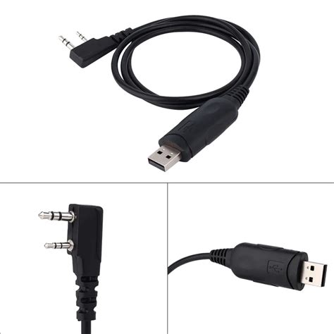 Cable De Programación 2024usb Para Baofeng Uv 5r 888s Kenwood 2 Pin Radio Walkie Talkie