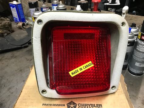 Nos Mopar Right Tail Lamp Assembly 1969 Plymouth Sport Satellite And Gtx