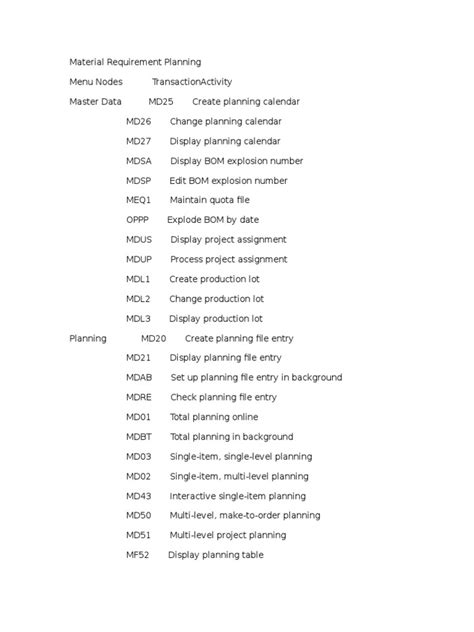 Sap Pp Tcode 3 Download Free Pdf Information Technology Management Computing