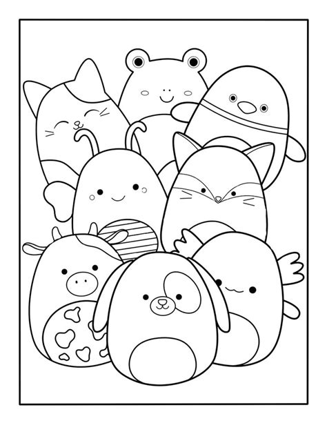 Squishmallows Coloring Page Kimmi The Clown Coloring Pages