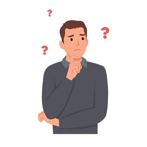 Confused Cartoon Character