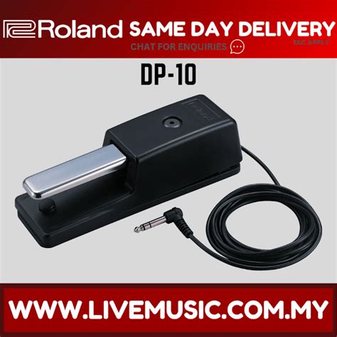 Roland Dp 10 Keyboard Piano Damper Pedal Dp10 Live Music M Sdn Bhd