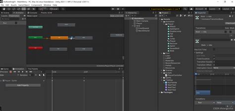 [unity2d]实现人物及时根据animator同步按键动作 unity2d animator使用 csdn博客