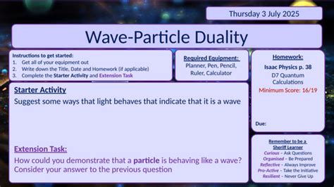 Edexcel A Level Physics Quantum Whole Unit Teaching Resources