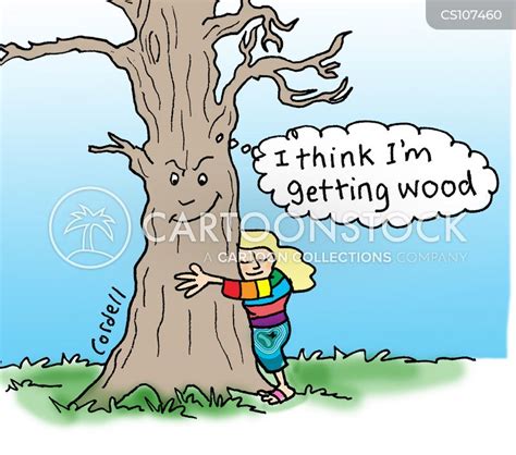 Tree Hugging Cartoons And Comics Funny Pictures From Cartoonstock