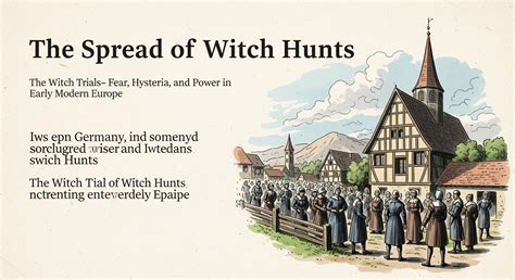 The Witch Trials Fear Hysteria And Power In Early Modern Europe