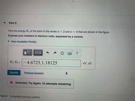 Solved Electron Atom Constants Learning Goal To Practice