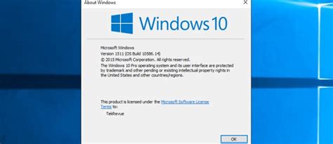 Quick Tip How To Find Your Windows 10 Build Number