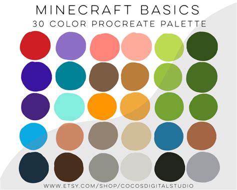 Purple Color Palette Minecraft