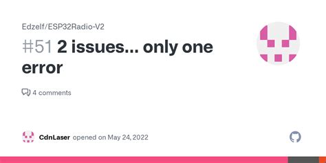 2 Issues Only One Error Issue 51 Edzelf ESP32Radio V2 GitHub