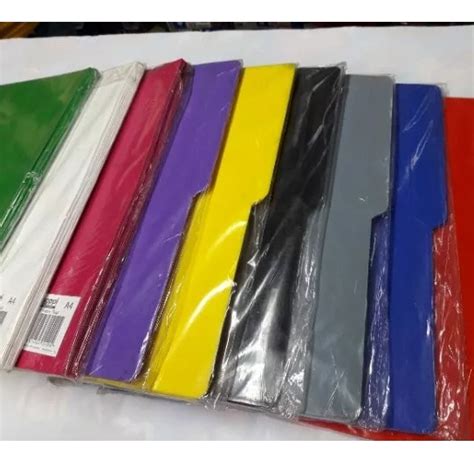Plastic Folder Thick Pp Mterial Short And Long Size Pay Pc Shopee Philippines