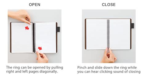N 2993 Open Ring Note Book Lihit Lab