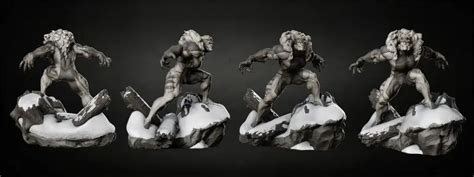 Sabretooth X Men 3d Printing Model Stl