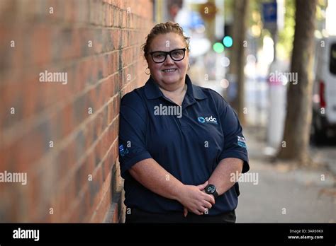 Melbourne Australia 17th Apr 2025 Retail Worker Pauline Lethborg Poses For A Photo In
