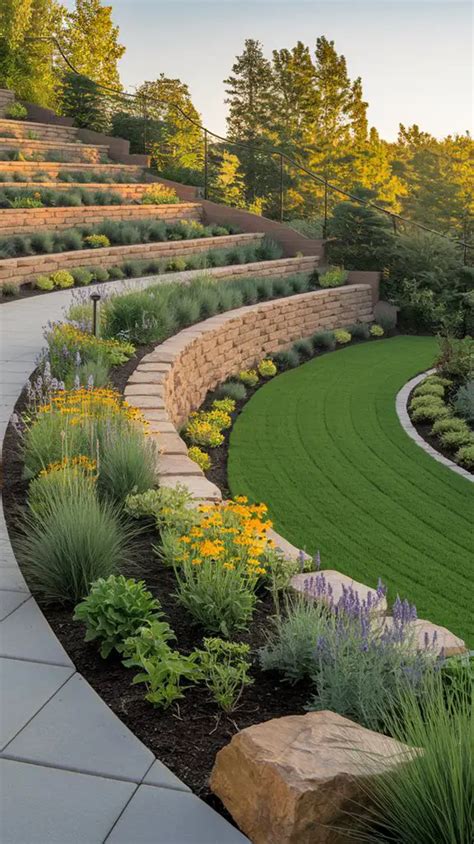 Effective Lawn Care For Sloped Backyards Best Playground Sets