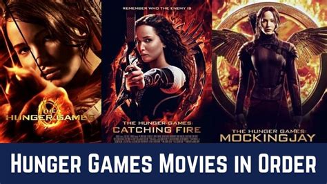 The Hunger Games Movies In Chronological Order