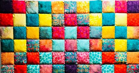 Textile Time Travels Island Batik All Puffed Up Puff Quilt Blog Hop