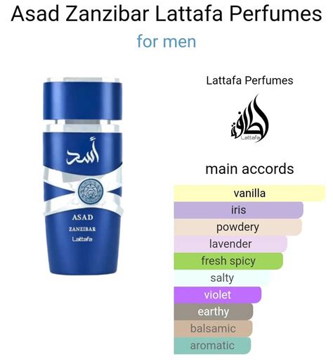 Asad Zanzibar Lattafa Perfumes Nigeria