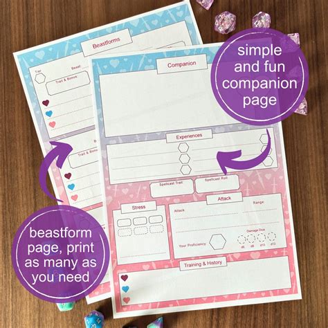 Daggerheart Character Sheets 12 Form Fillable Printable Set With