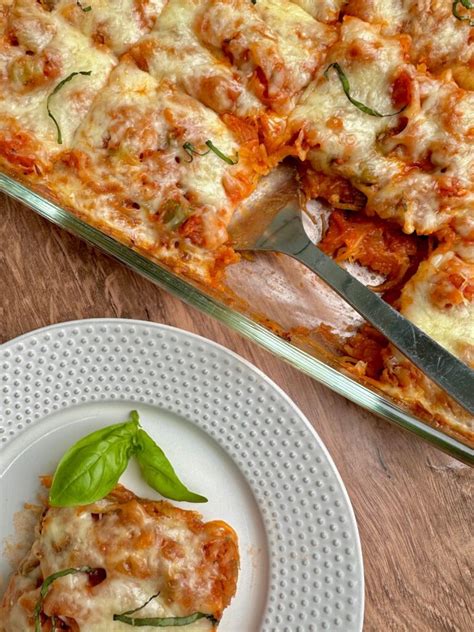 Spaghetti Squash Pizza Casserole Hoorah To Health
