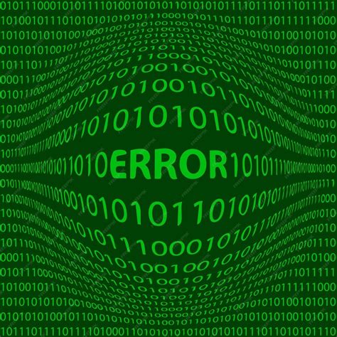 Premium Vector Error Matrix Style