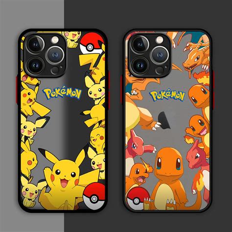 Hot Anime Cartoon Pokemon Case For Apple Iphone 11 13 15 Pro Max 14