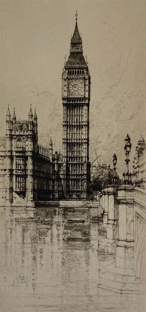 Big Ben Pencil Drawing