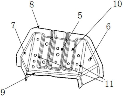 一种增强式减震器座与轮罩的总成结构的制作方法2