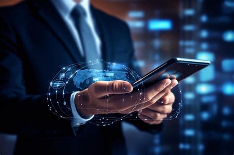 Premium Ai Image Hand Hold Artificial Intelligence Phone Made With