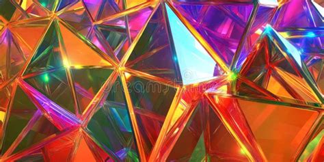 A Geometric 3d Background With Interlocking Triangular Prisms Forming A Dynamic Abstract