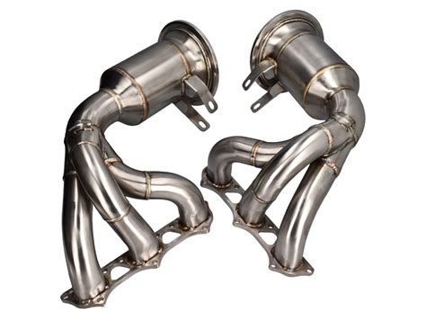 Exhaust Race Headers With Cat Bypass Porsche 992 Gt3 3606109924