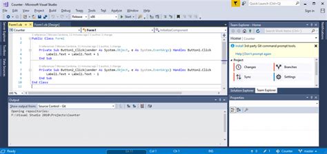 Un Contador sencillo programado en Visual Basic NET Moisés Cardona