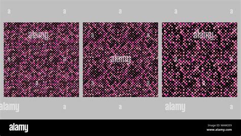 Seamless Geometrical Gradient Dot Pattern Background Collection Abstract Vector Graphic