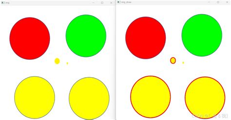 Opencv中的识别图片颜色并绘制轮廓 Opencv 黄色 Csdn博客