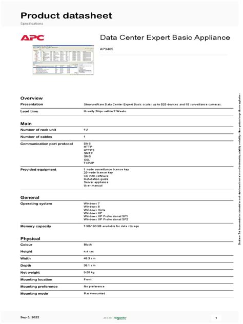 Data Center Expert Ap9465 Pdf Windows Xp Microsoft Windows