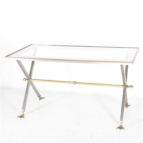 Steel And Brass Desk 1970s For Sale At Pamono