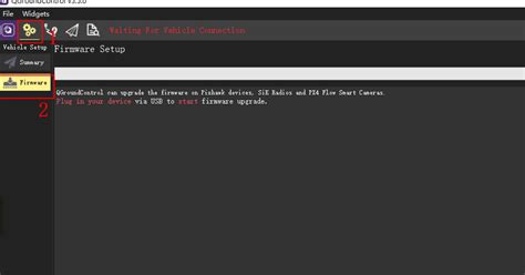 加载固件 · Cuav X7