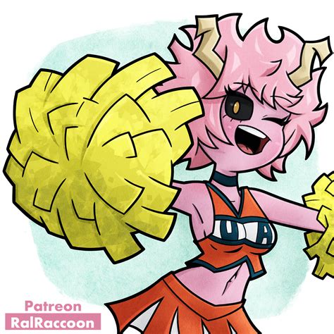 Ashido Mina Cheerleader By Quirogaetc On Newgrounds